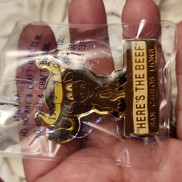 Accessories | Vintage Lions Club Heres The Beef Bull San Carlos ...
